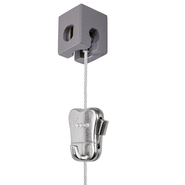 STAS Qubic Suspension System - Cable & Zipper, 22x22 mm